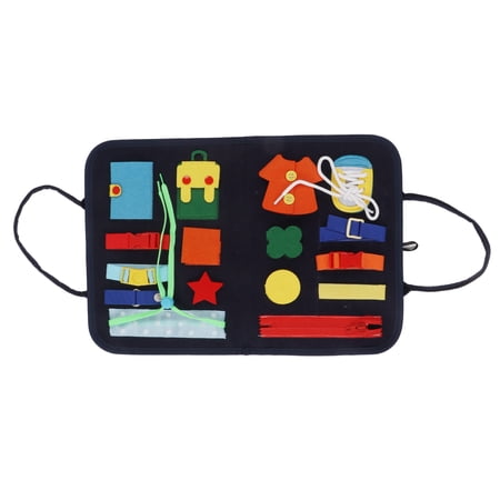 Montessori Busy Board, Multi Function Play And Learn Busy Board For ...