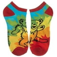 Grateful Dead 5 Pack pair Tie Dye ankle Socks for men - Walmart.com