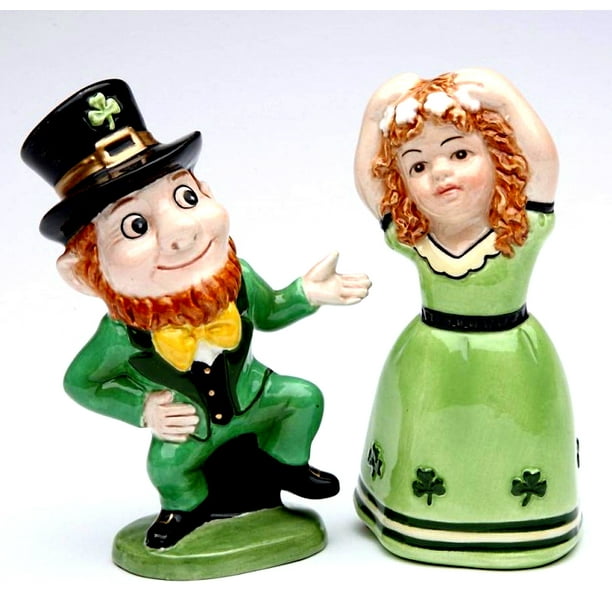 Irish Boy And Girl Dancing Salt & Pepper Shaker - Walmart.com - Walmart.com