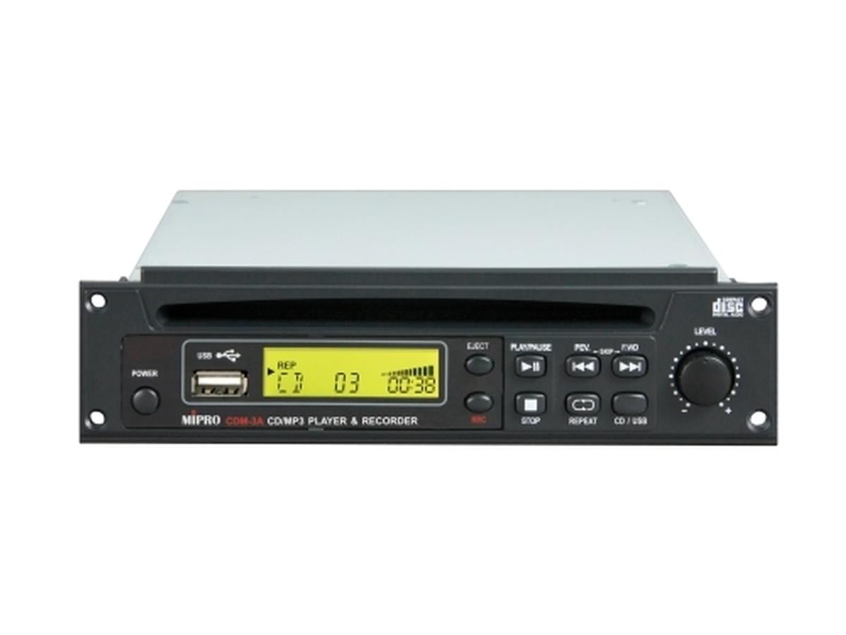 MIPRO 8CD0043 (CDM-3A) CD/USB Player/Recorder Module with Remote ...