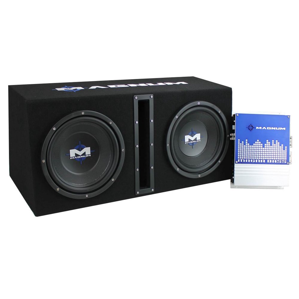 MTX Magnum MB210SP 10-Inch 400W RMS Dual Loaded Subwoofer Sub Box ...