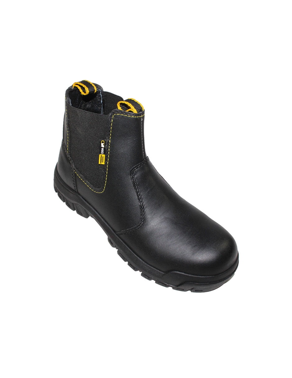 BOTA INDUSTRIAL CLIFF HOMBRE CABALLERO NEGRO PIEL 1055 LEON 1055p ...