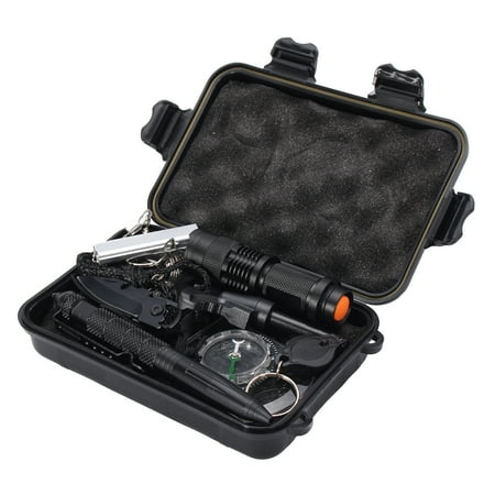 10-in-1 Premium Emergency Survival Tactical Kit Outdoor SOS Gear ...