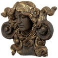 Design Toscano Art Nouveau Female Mascaron Architectural Wall Pocket ...