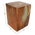 Teak Resin Foot Stool - Walmart.com
