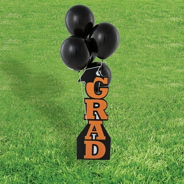 Congrats Graduation Sidewalk Signs, Party Decor, Graduation, 8 Pieces ...