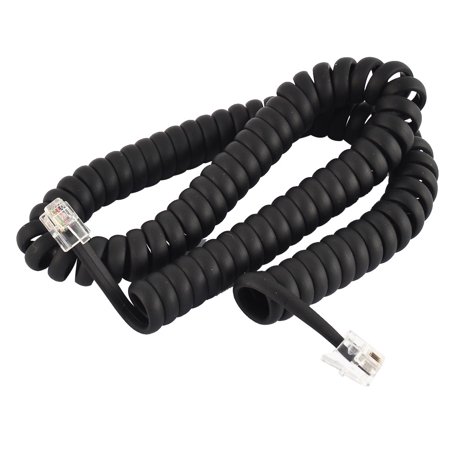 Cable Extensible Plastique 4P4P Connecteurs Fax Téléphone Téléphone ...