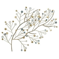 Diamond Interlink Metal Contemporary Silver Wall Art Sculpture 40 x 20 ...