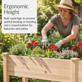 Best Choice Products 72x24x30in Raised Garden Bed, Elevated Wood ...
