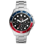 Fossil Men's Everett Three-Hand Date, Stainless Steel Watch - Walmart.com