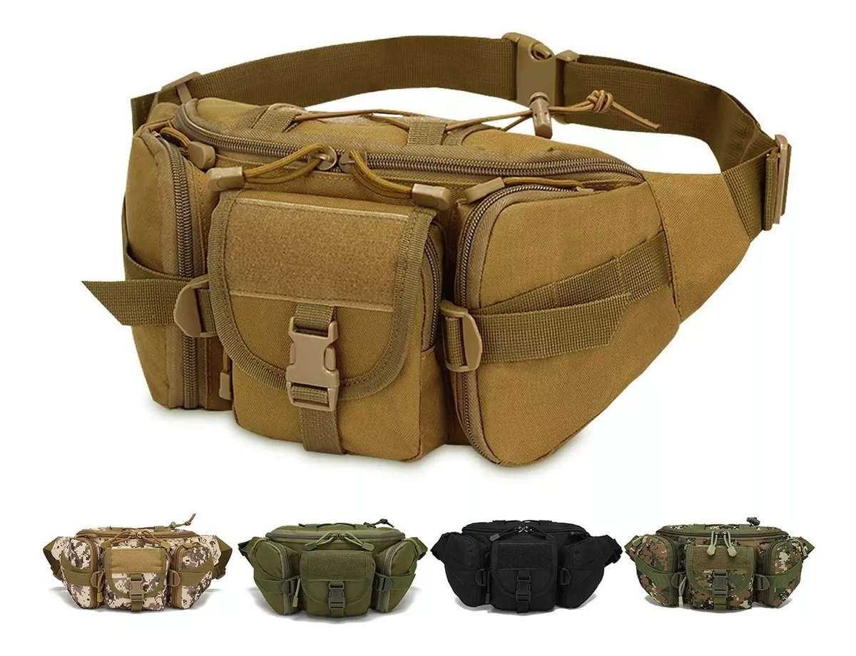 Cangurera Tactica Militar Impermeable Riñonera Deportiva | Walmart en línea