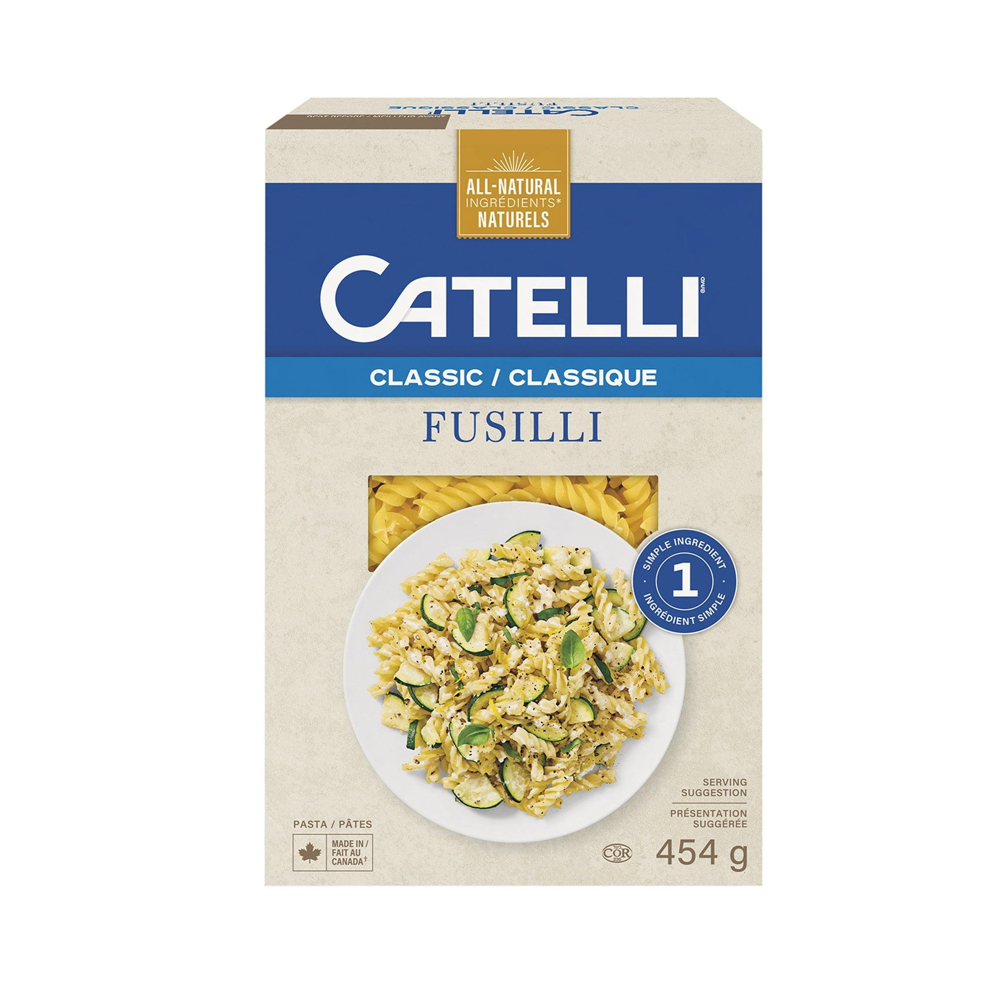 Click here for Catelli Fusilli 454g prices