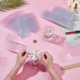 50Pcs PVC Plastic Gift Storage Case Gift Packaging Supplies Rectangle ...