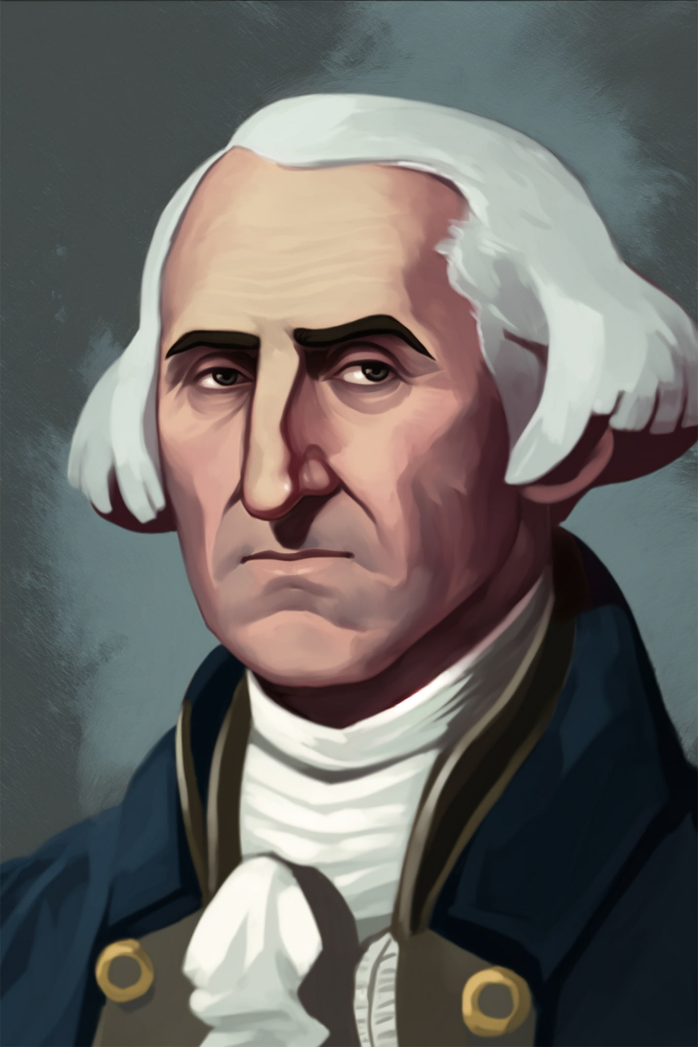 24x36 gallery poster, George Washington Anime artwork p5 - Walmart.com