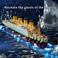 Micro particle building block assembly toy Titanic giant male and ...