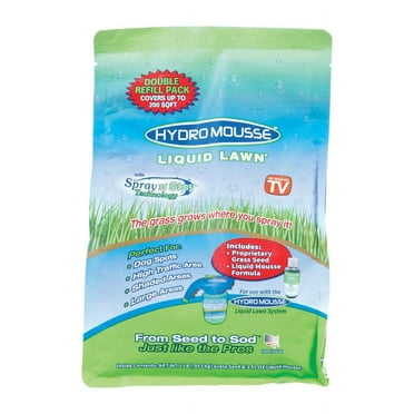 Hydro Mousse Liquid Lawn System - Grow Grass Where You Spray It - Made ...