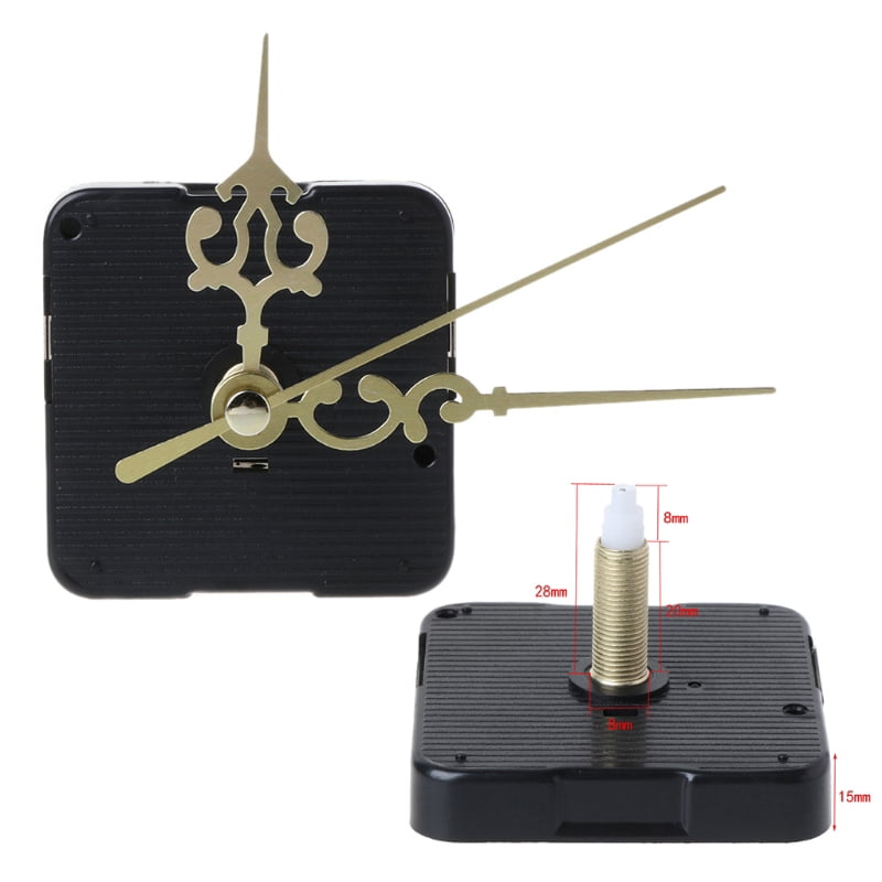 DIY Quartz Clock Movement Silent Kit Set Battery Powered Mechanism for ...