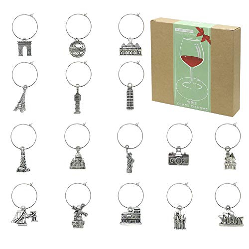 Marcadores de identificación para copas de vino, abalorios para copas ...