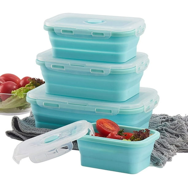 Pack Of 3 Food Storage Containers,collapsible Food Storage Containers ...