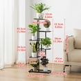 Indoor/Outdoor Plant Stand, Multi-Layer Flower Pot Holder, Retro Design ...