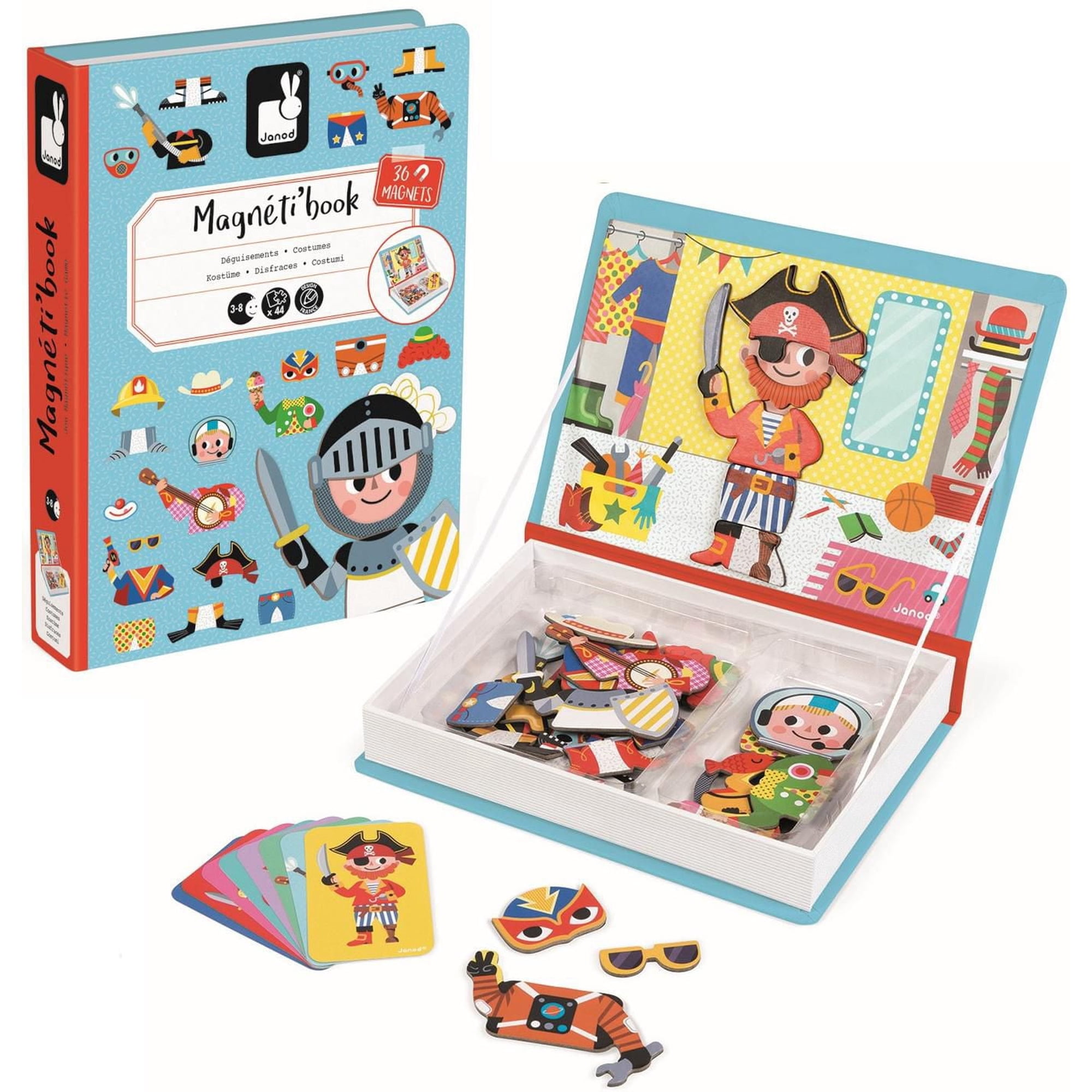 Click here for Janod - Magnetibook Boys Costumes - Educational Ga... prices