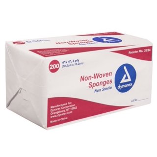Medline Sterile 12 Ply Cotton Gauze Sponges 12 Ply - 3" x 3" - 80/Box ...