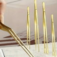 12 inch Long Tweezers Set of 4, Stainless Steel Cooking Tongs for ...