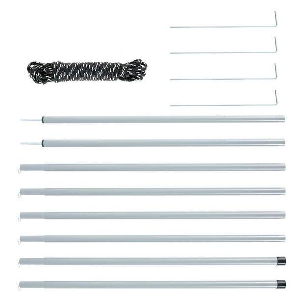 Tente Poteaux Bâche Support Barre de Fer de Support Télescopiques ...