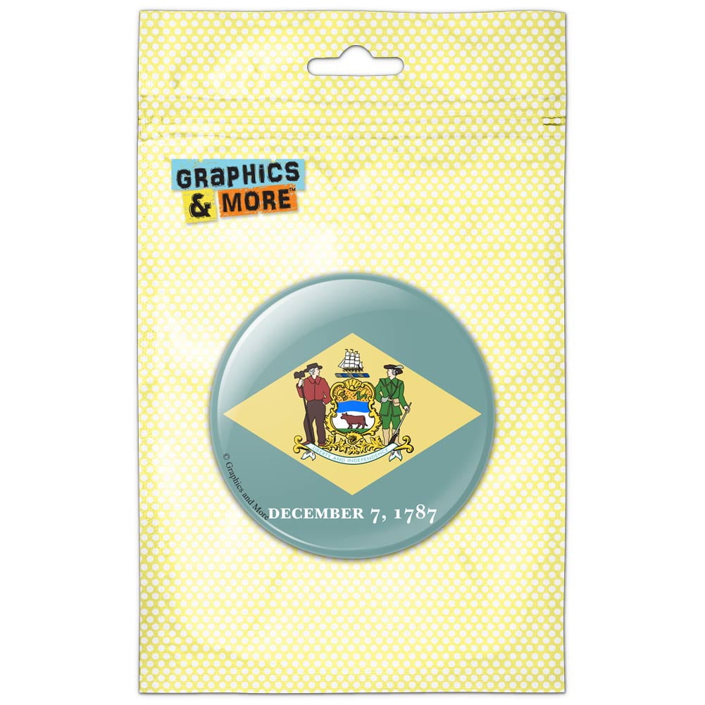 Delaware State Flag Refrigerator Button Magnet - Walmart.com