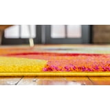 Unique Loom Cairo Lyon Rug Multi/Blue 5' 1" x 8' Rectangle Geometric ...