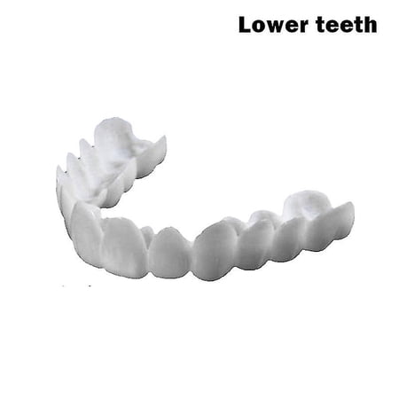 New Dental False Teeth Cover Veneers Comfort Fit Flex Denture Teeth-The ...
