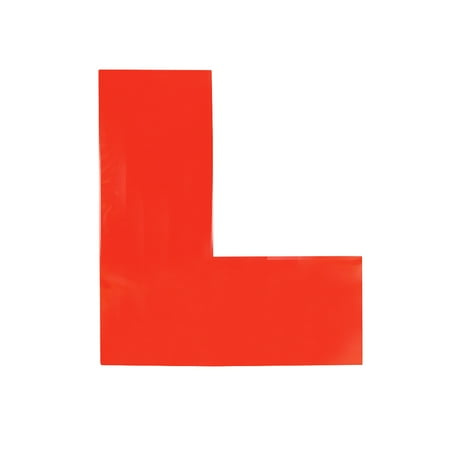 County Stationery Magnetic Red Learner Driver L Plates (Pack Of 2 ...