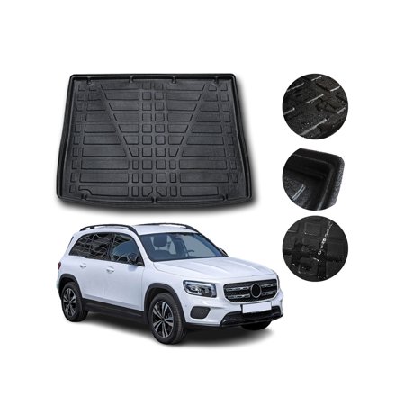 Trunk Mat Rear Bottom Cargo Liner for Mercedes GLB-Class 2019-2022 ...