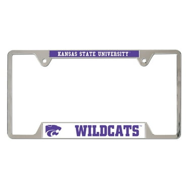 Kansas State University License Plate Frame 6.25"x12.25" - Walmart.com