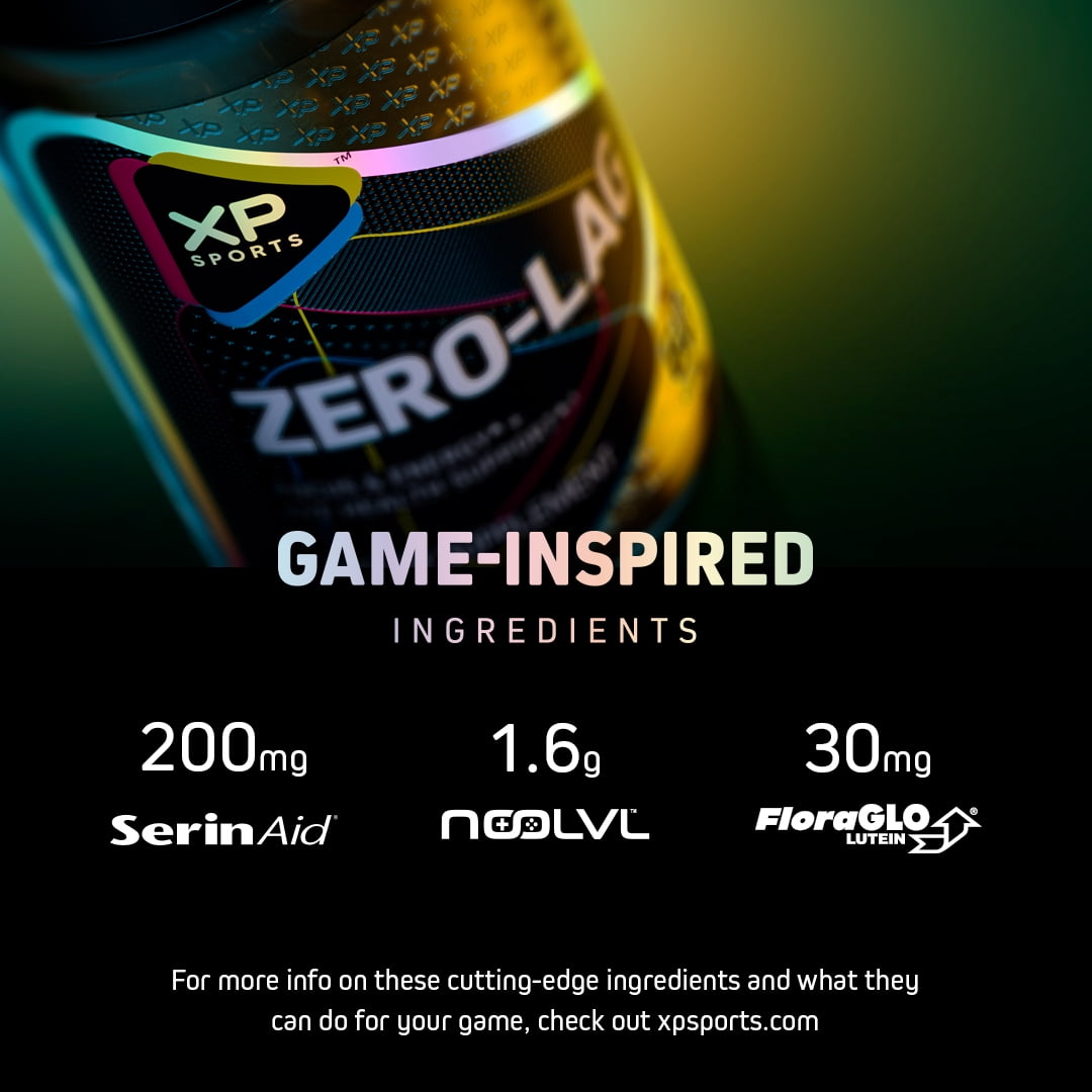 XP Sports Zero Lag Focus & Energy, 60 Ct Pill