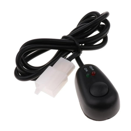 DC 12V 2A Sticky Push Button Switch With Red And Green LED Indicator ...