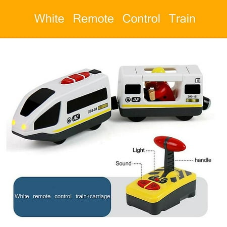 Wooden Remote Train Railway Accessories Remote Control Electric Train ...