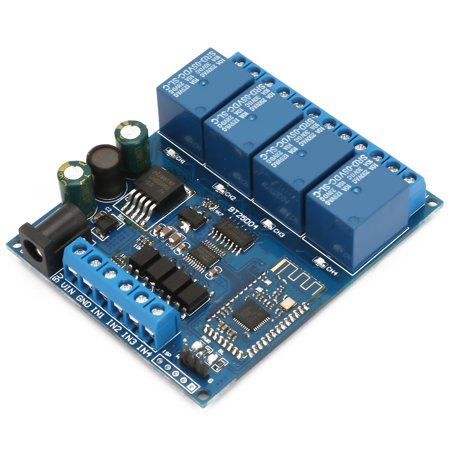 Channel Bluetooth Relay,4 Channels Multi-function Control Bluetooth ...
