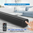 Pyle Wave Base Sound bar with Bluetooth for TV Tabletop Digital Audio ...