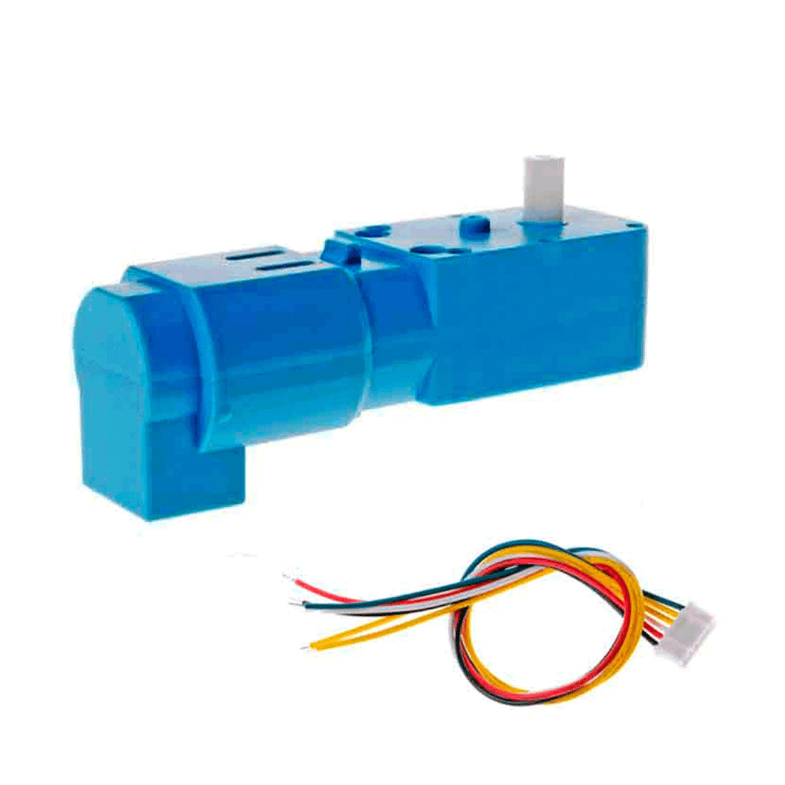 Motorreductor Con Encoder Tipo Hall De Un Solo Eje de 3 a 6V 150RPM ...