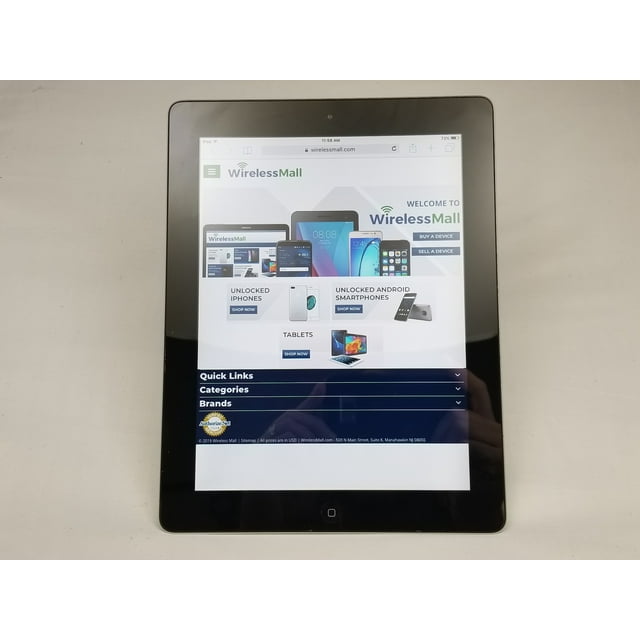 Apple iPad 2 Wi-Fi Only Black & White 16GB 32GB 64GB (Refurbished ...