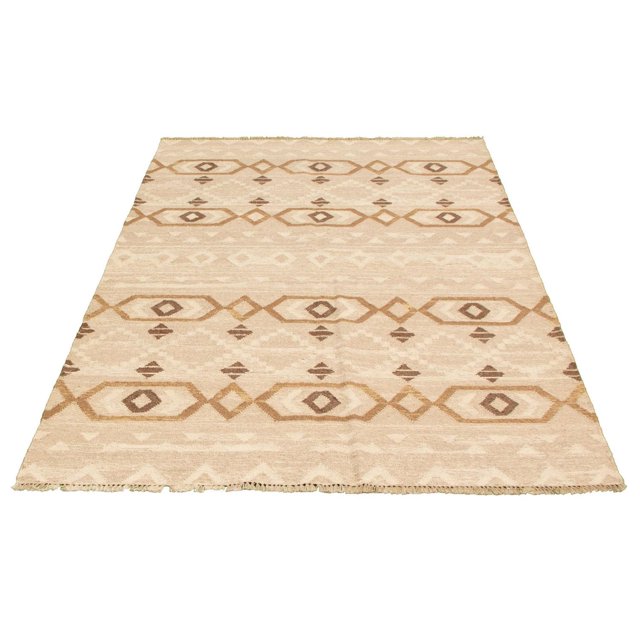 ECARPETGALLERY 5'6" x 7'5" Flat-weaves & Kilims Organica Hand Made Area ...