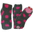 3 Pair Plush Soft Women Girl Winter Socks Cozy Fuzzy Slipper Long Knee