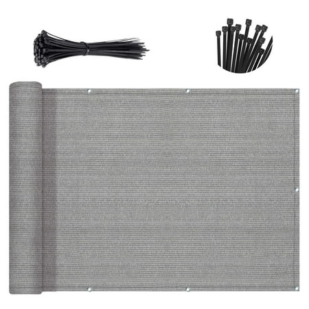 SUNNY gUARD 3x16 Brown grey Balcony Deck Privacy Screen Fence ...