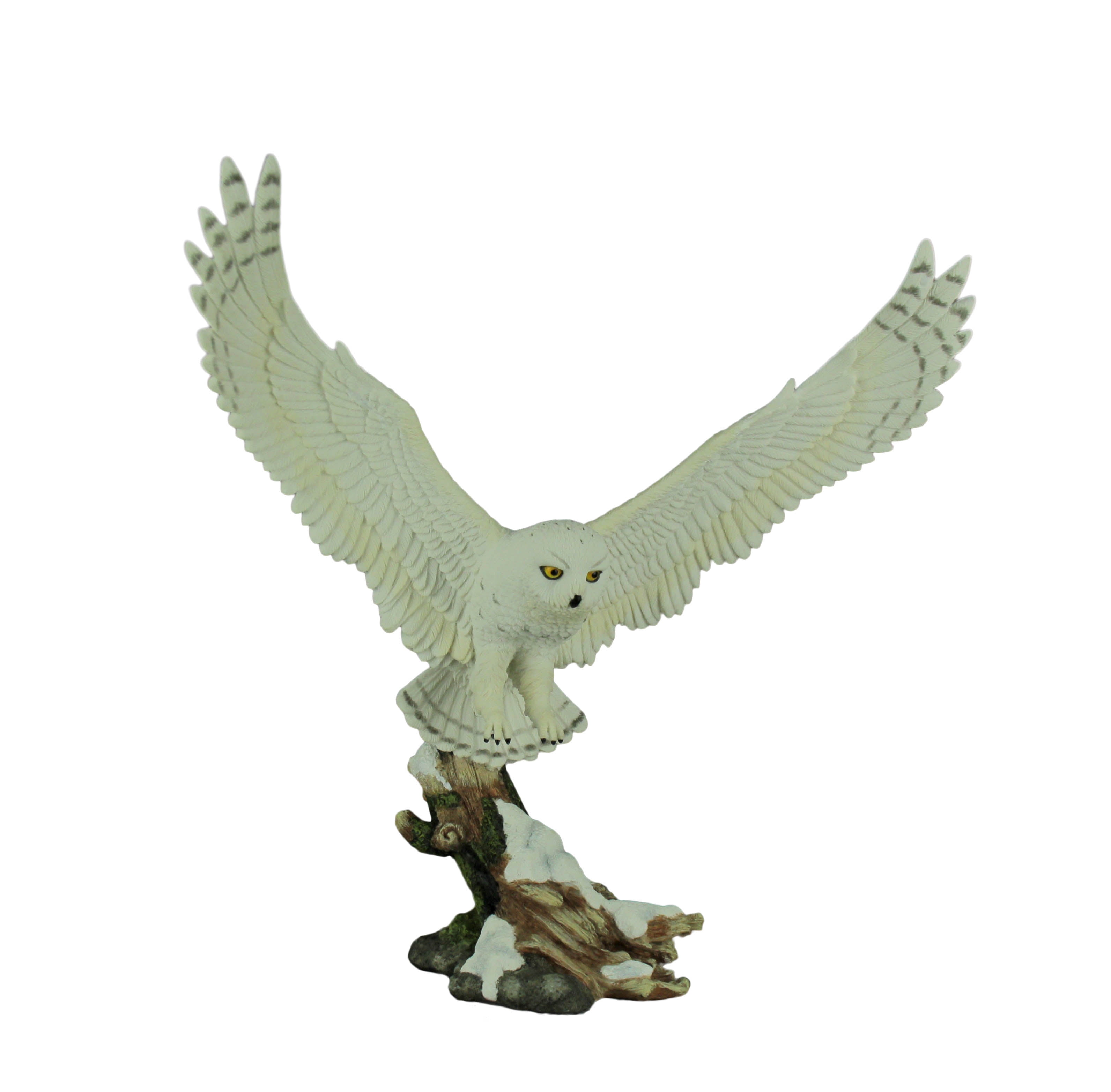 Arctic Ascent White Flying Snowy Owl Statue - Walmart.com