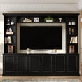 Harper & Bright Designs Wall Unit Entertainment Center with Bookshelf ...