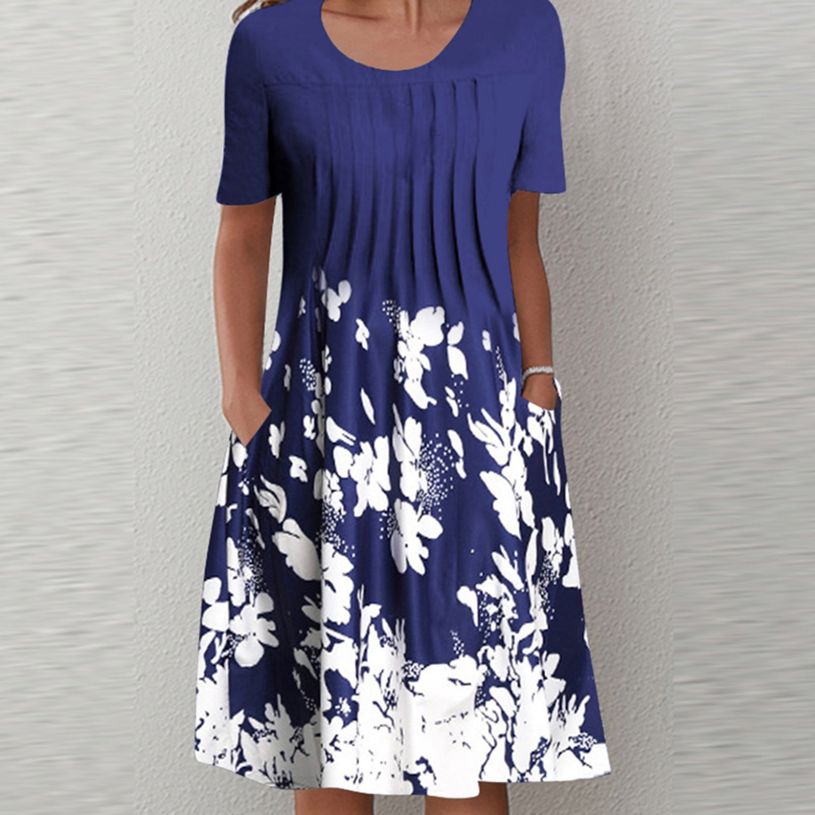 Click here for Yievot Womens Summer Dress Casual Round Neck Short... prices