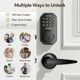 VCHOO Keyless Entry Door Lock Set Smart Locks for Front Door Keypad ...