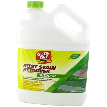Goof Off RustAid Outdoor Rust Stain Remover - 1 Gallon - Walmart.com