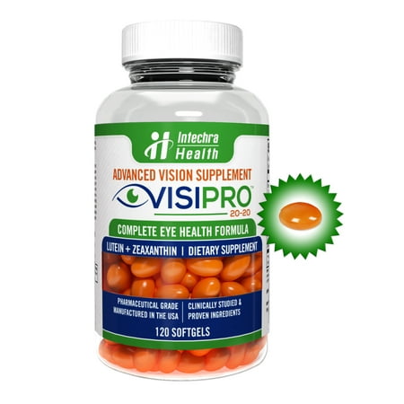 VISIPRO® 20-20 Advanced Eye Vision Health Supplement - 120 Softgels ...